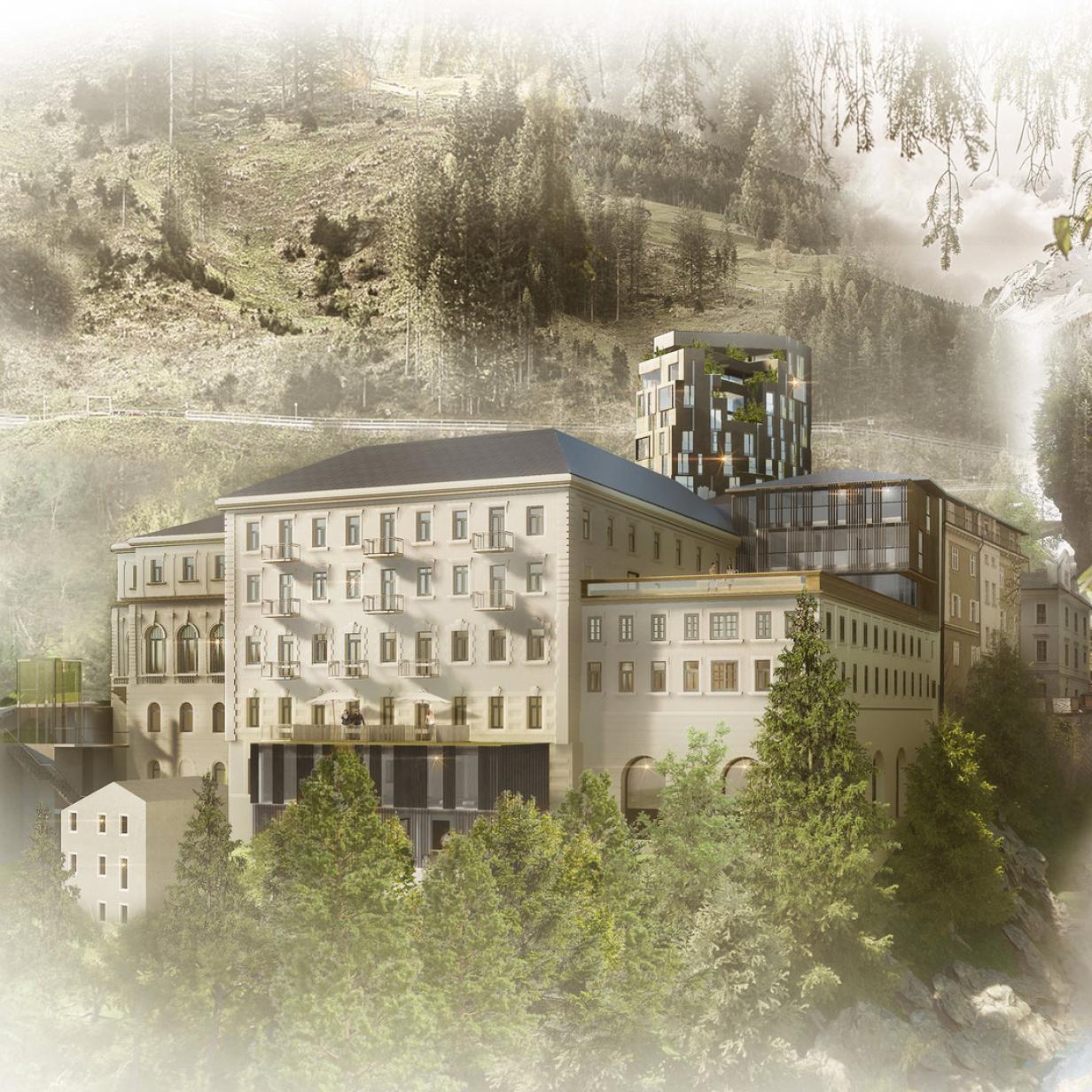 Nach 3 Jahrzehnten Stillstand eröffnet in Bad Gastein wieder ein Grand ...