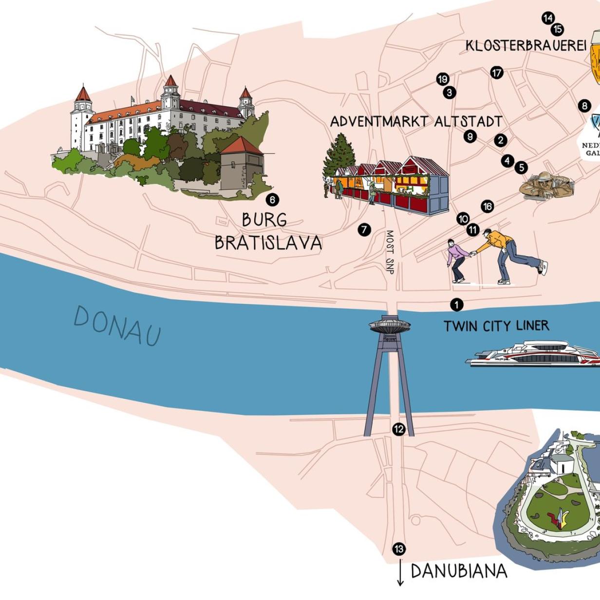 Tipps und Adressen für ein langes Wochenende in Bratislava