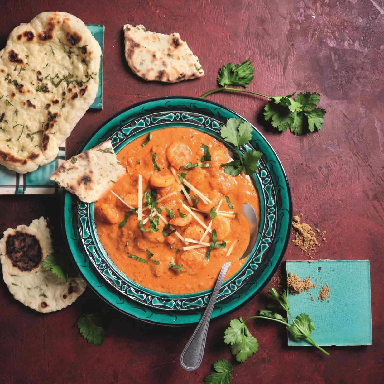 Prawn Masala Rezept - Cremiges Curry mit Garnelen